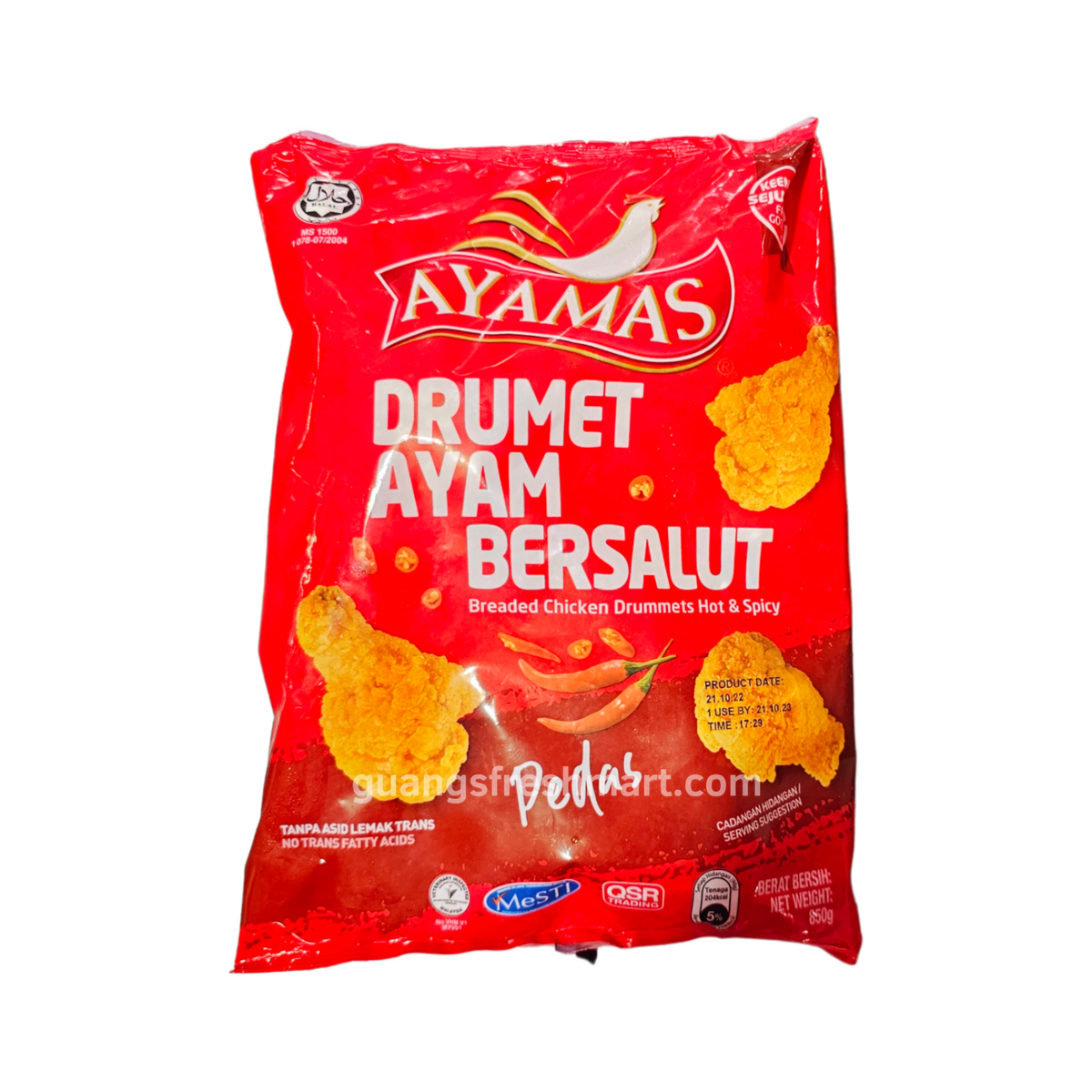 Ayamas Hot & Spicy Breaded Chicken Drummets (850g) – Guang's Fresh Mart