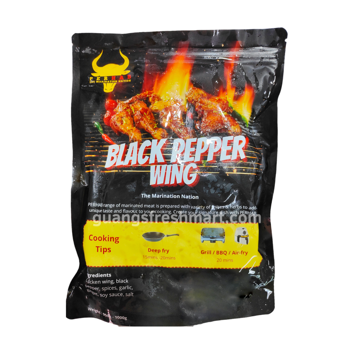 Perhab Ayam Perap Black Pepper Chicken Wing (950g) – Guang's Fresh Mart