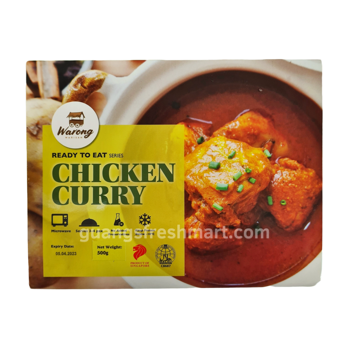 Warong Ready-To-Eat Chicken Curry (500g) – Guang's Fresh Mart