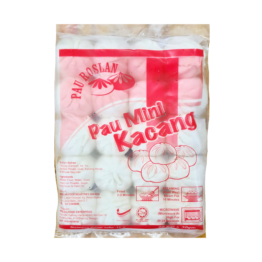 Pau Roslan Mini Red Bean Kacang Pau (600g) – Guang's Fresh Mart
