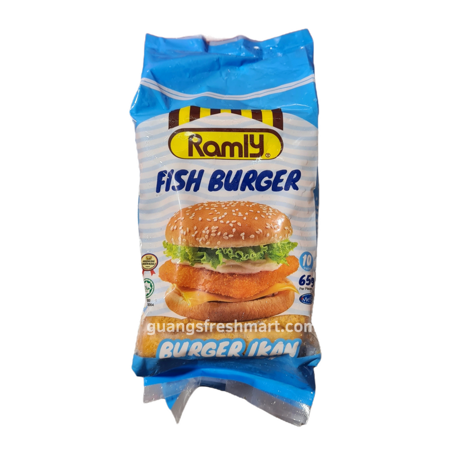 Ramly Fish Burger (650g/10pc) – Guang's Fresh Mart